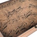 Music Sheet Memory Box - Etsy