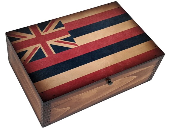 Hawaii State Flag Memory Box | Etsy