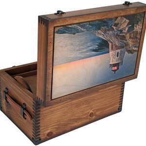 Lighthouse by the Ocean Keepsake Box - Etsy