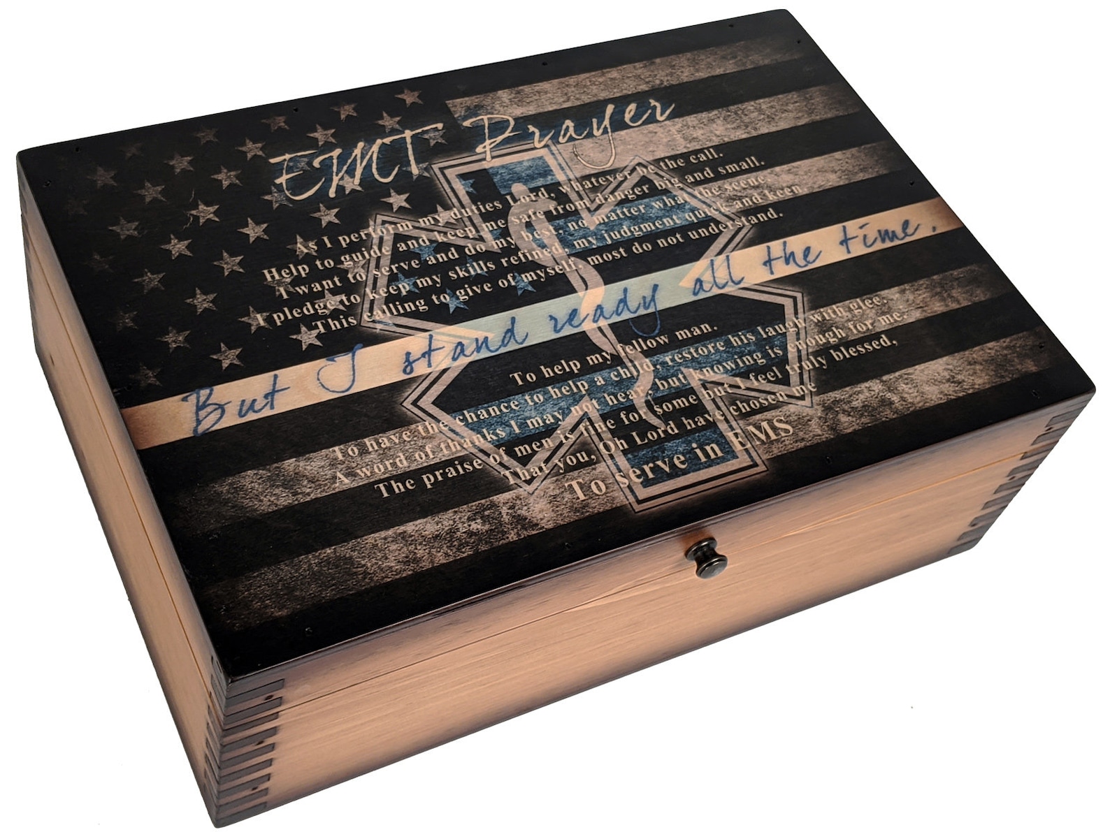 EMT Prayer Memory Box | Etsy