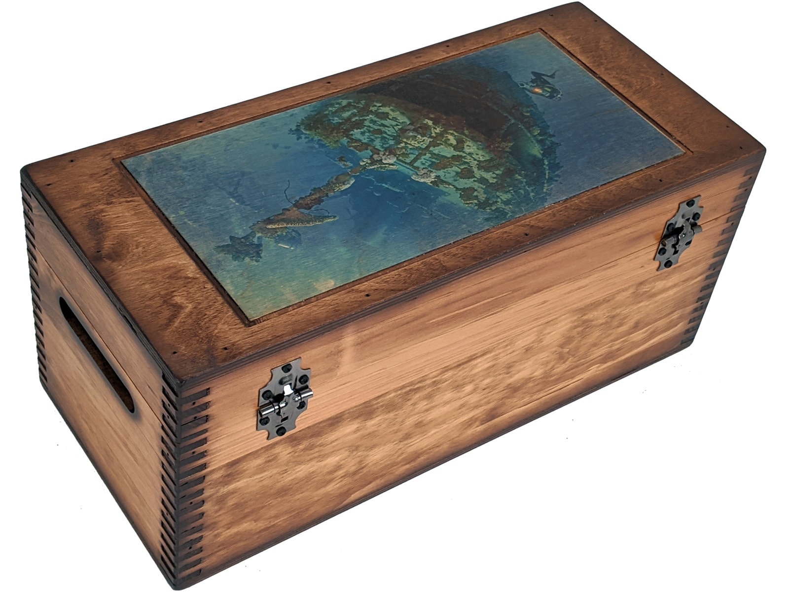 Diver's Shipwreck Treasure Chest Storage Box - Etsy