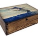 Blue Marlin Wooden Memory Gift Box - Etsy