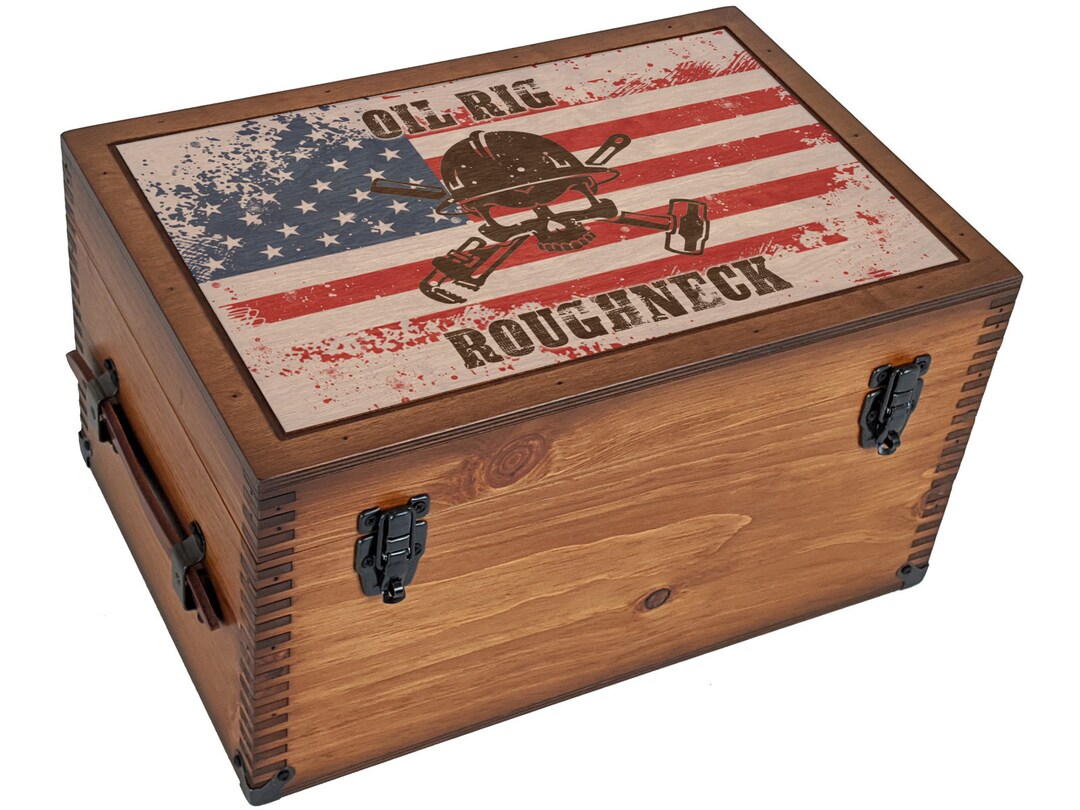 Oil Rig Roughneck Keepsake Box - Etsy