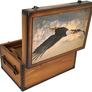 Patriotic Eagle Keepsake Box - Etsy