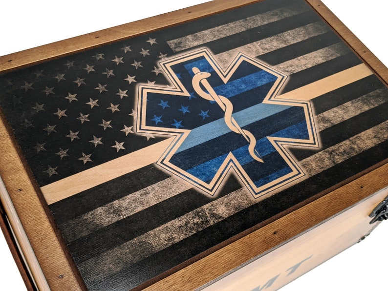 EMT Star of Life Keepsake Box - Etsy
