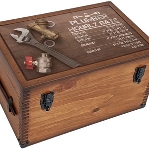 Plumber Keepsake Box - Etsy
