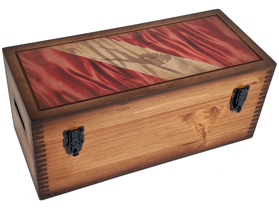 Scuba Dive Flag Storage Box - Etsy