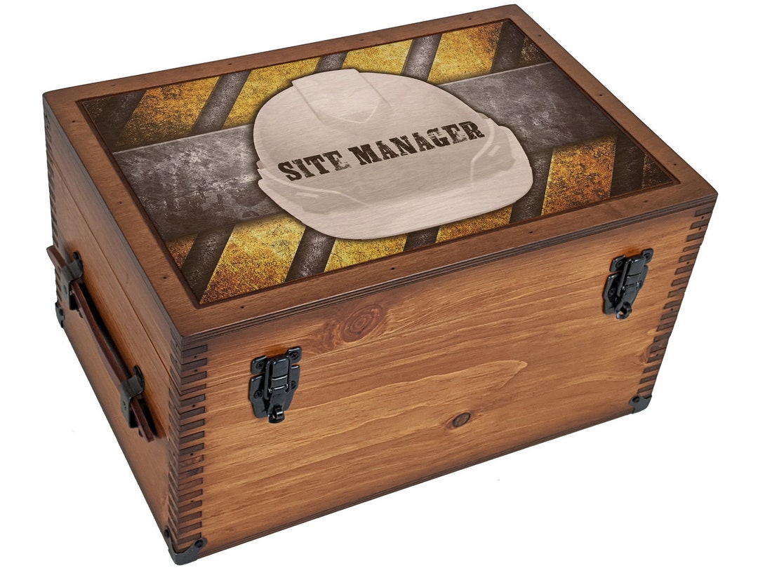 Construction Site Manager Keepsake Box - Etsy