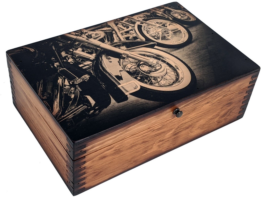 Motorcycle Wheels Memory Box - Etsy
