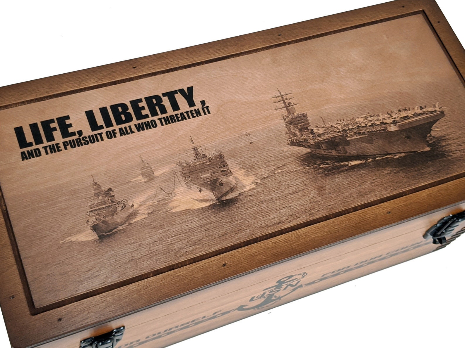 Navy Pursuit Storage Box - Etsy