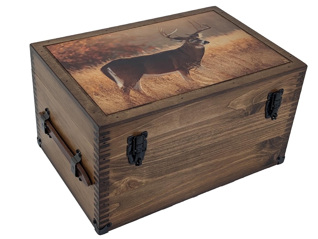 Trophy Whitetail Deer Keepsake Box - Etsy