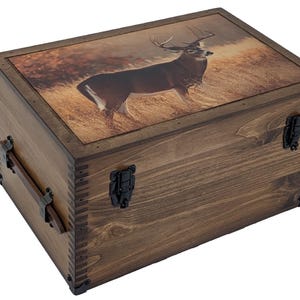 Trophy Whitetail Deer Keepsake Box - Etsy