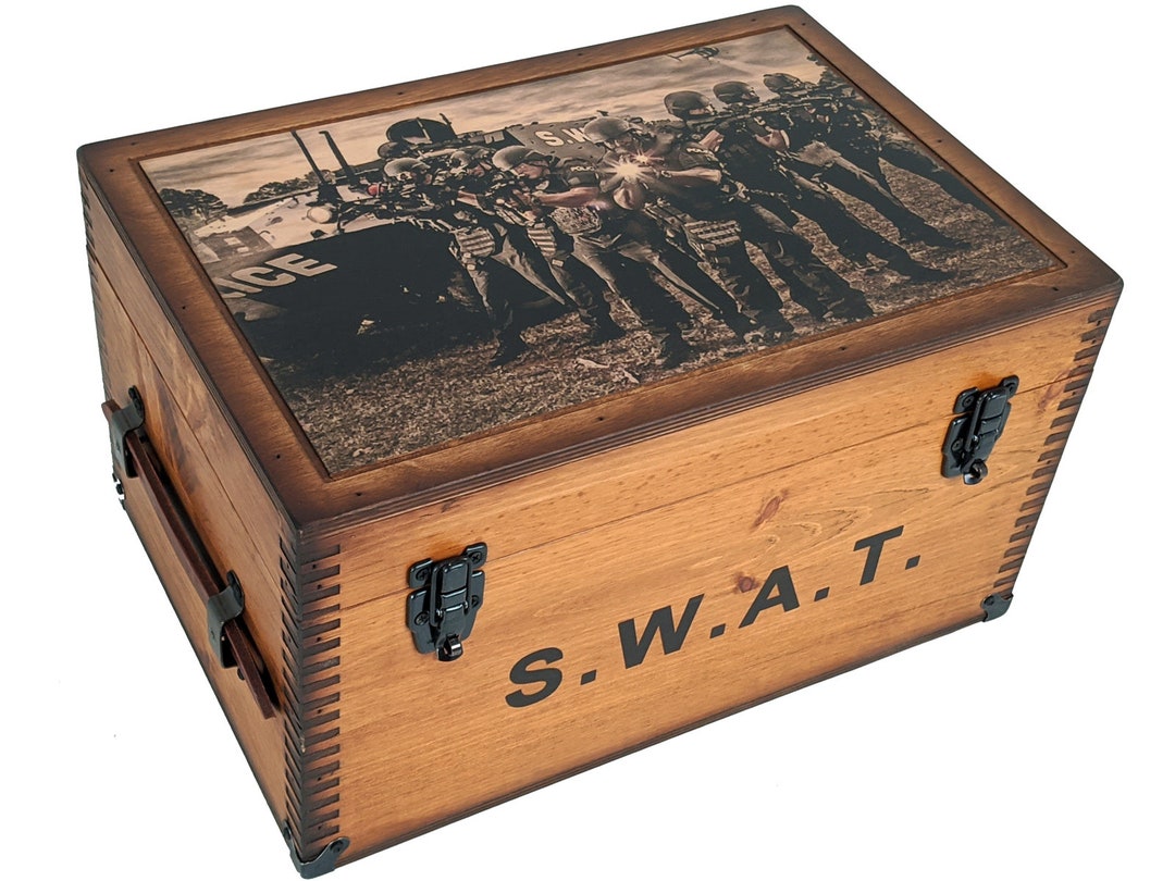 SWAT Team Keepsake Footlocker - Etsy