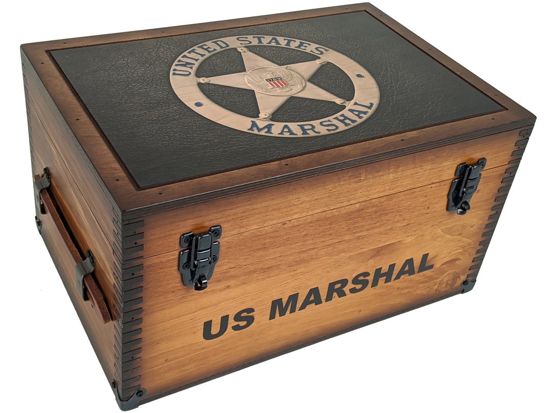 US Marshal Badge Keepsake Box - Etsy