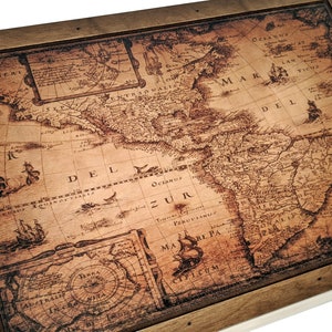 Vintage Map of America Keepsake Box - Etsy