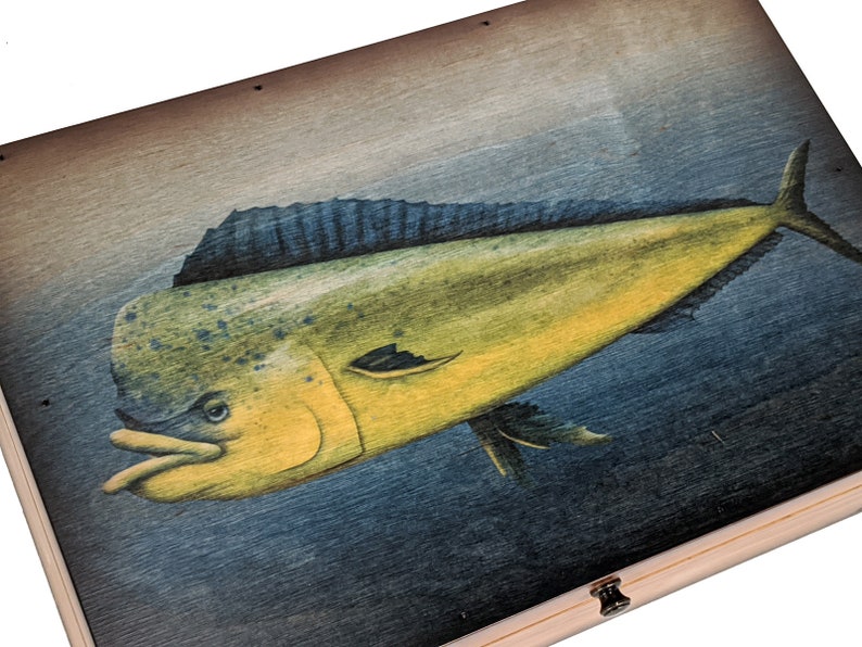 Mahi Mahi Memory Box - Etsy