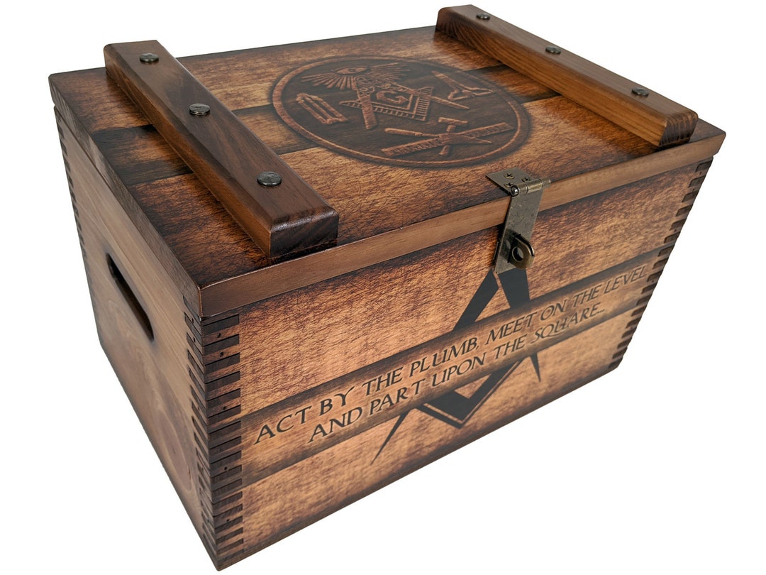 Freemason Compass and Square Ammo Box - Etsy