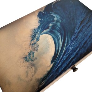 Blue Ocean Wave Medium Box - Etsy