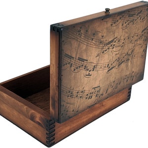 Music Sheet Memory Box - Etsy