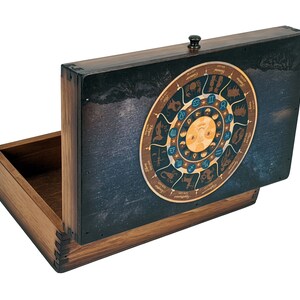 Astrology Chart Medium Wood Box - Etsy