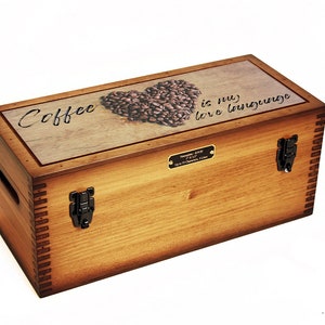 Love Coffee Storage Box - Etsy
