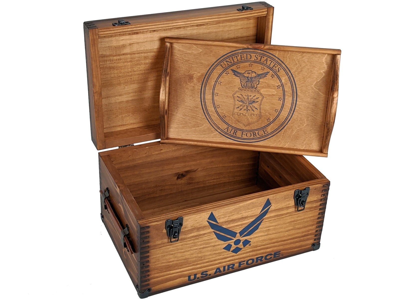 Air Force Keepsake Footlocker - Etsy