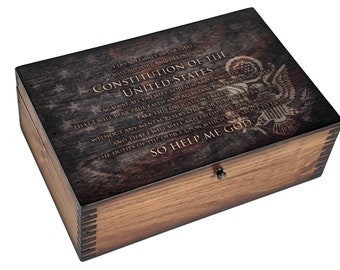 Military Oath of Enlistment Memory Box | Etsy