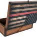 Thin Red Line Memory Box - Etsy