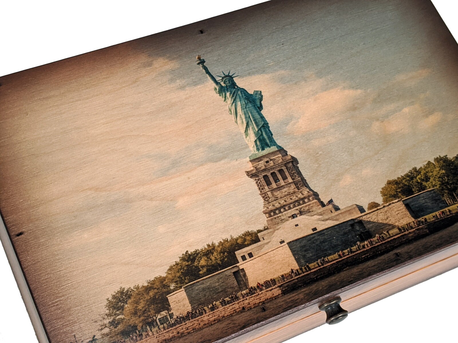 Statue of Liberty Medium Wood Box | Etsy