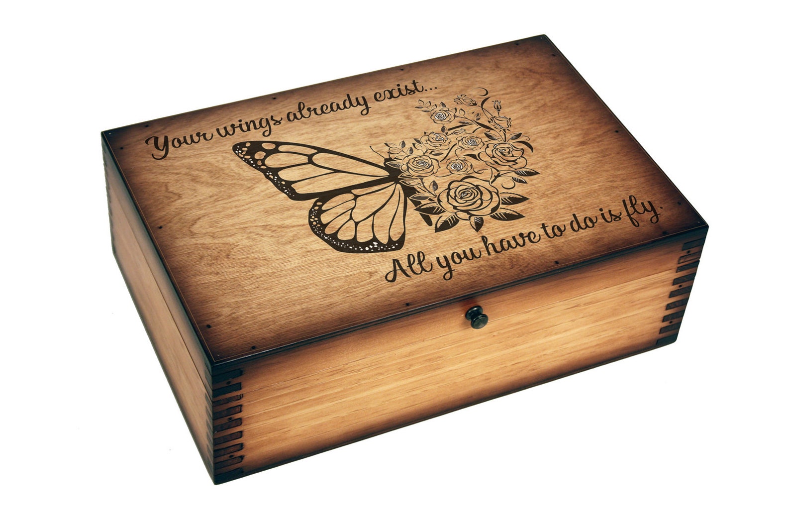 Floral Butterfly Memory Box - Etsy