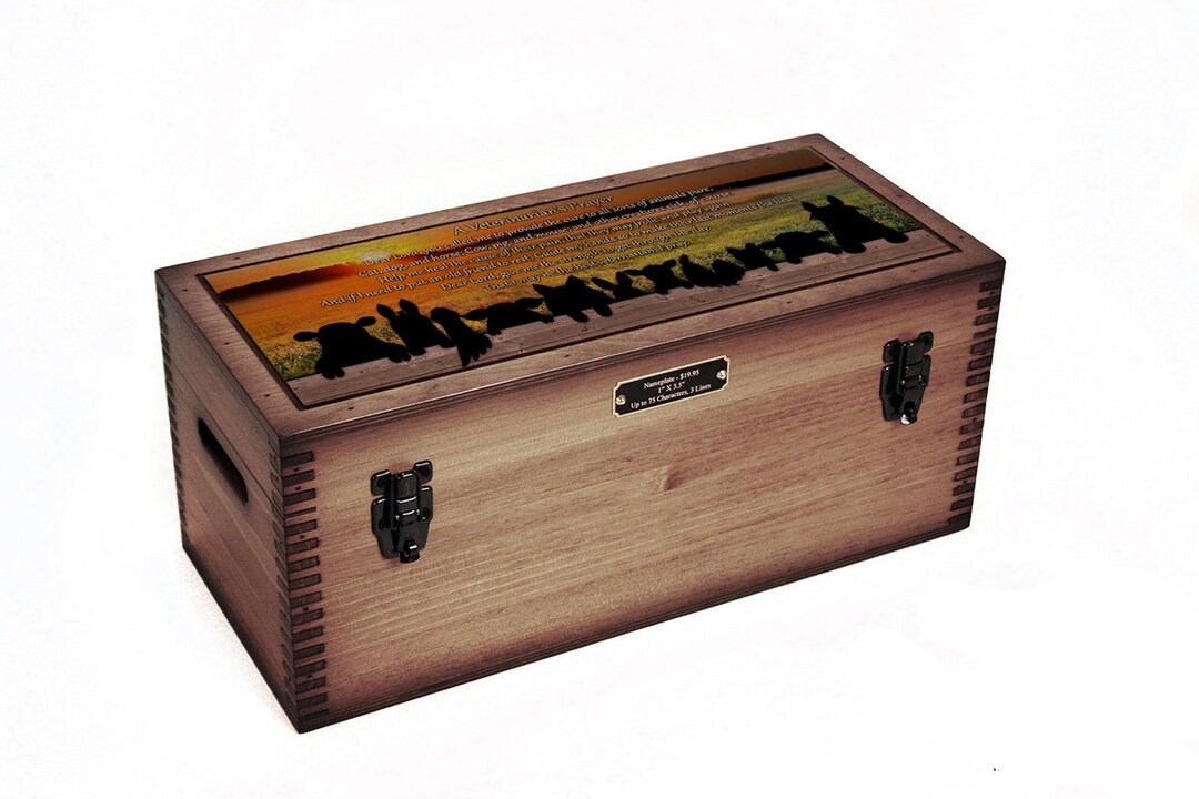 Vet's Prayer Storage Box - Etsy