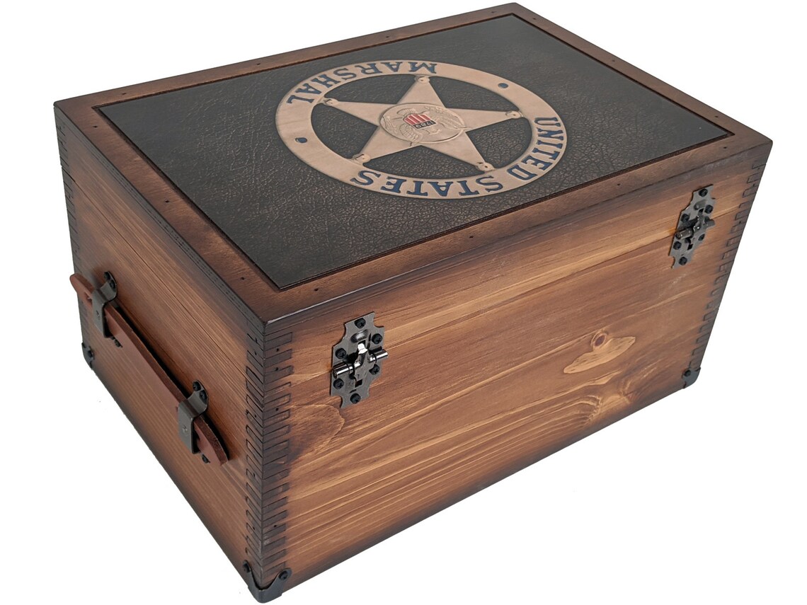 US Marshal Badge Keepsake Box - Etsy