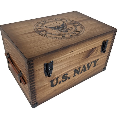Navy Seabees Keepsake Box - Etsy