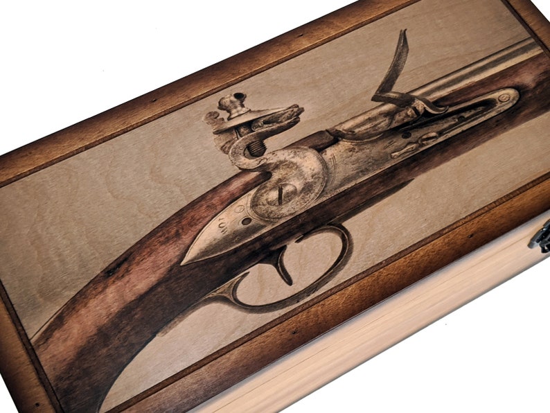 Flintlock Pistol Storage Box - Etsy