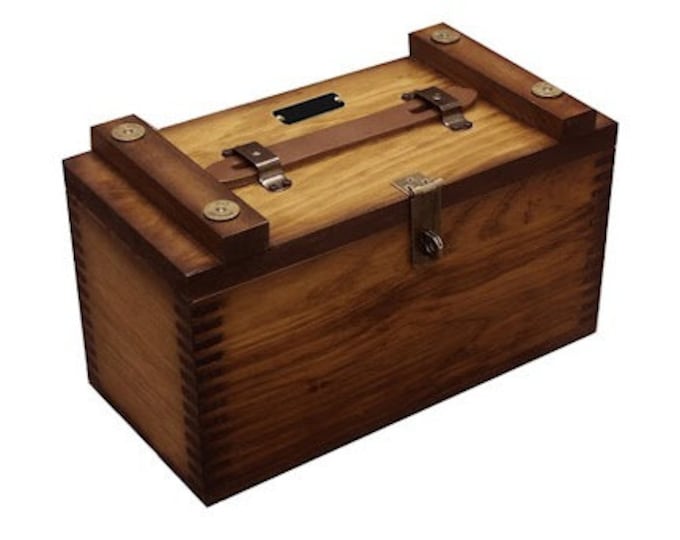 Custom Wood Gun Case Wood Pistol Case Lockable Gun Storage Handgun ...