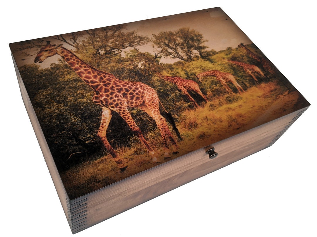 Giraffe Family Memory Box - Etsy