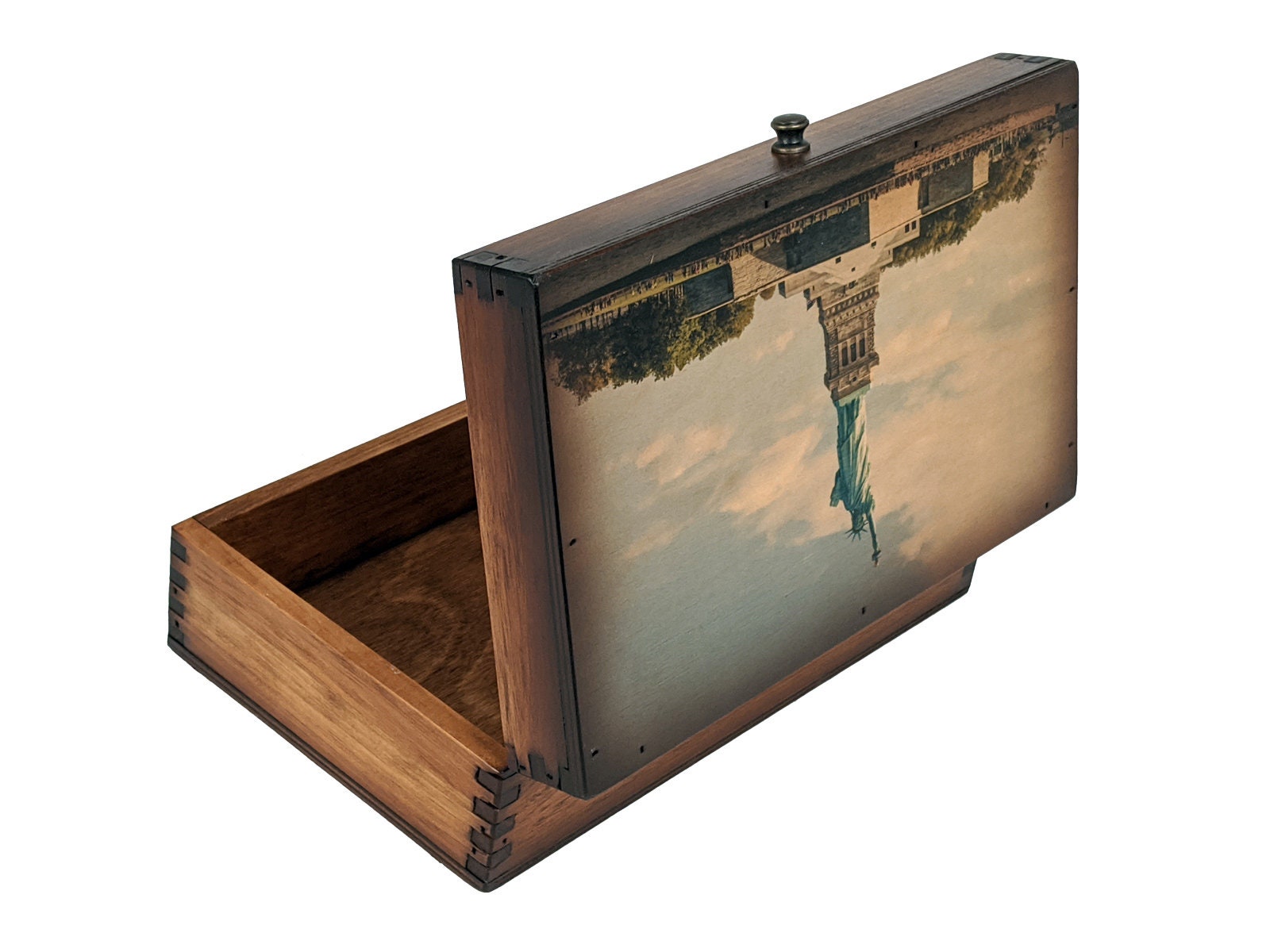 Statue of Liberty Medium Wood Box | Etsy