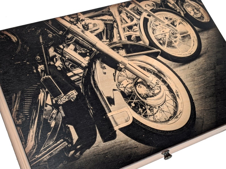 Motorcycle Wheels Memory Box - Etsy