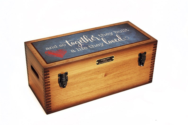 A Life They Loved Storage Box – Handcrafted Wood Keepsake Box ...