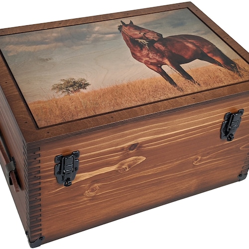 Wild Horse Keepsake Box Trinket Box - Etsy