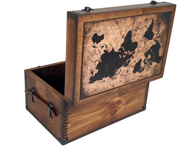 Vintage World Map Keepsake - Etsy