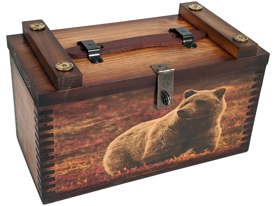 Grizzly Bear Shooter's Box - Etsy