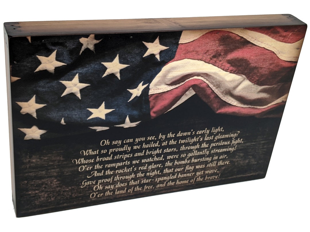 Star Spangle Banner Wall Art - Etsy