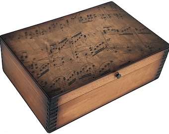 Six Vintage Flip-top Sheet Music Storage Boxes - Etsy