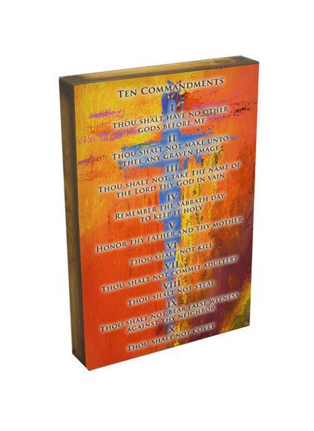 Ten Commandments Wall Art - Etsy
