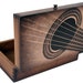 Acoustic Guitar Medium Wooden Box – Handcrafted Wood Music Keepsake Box ...