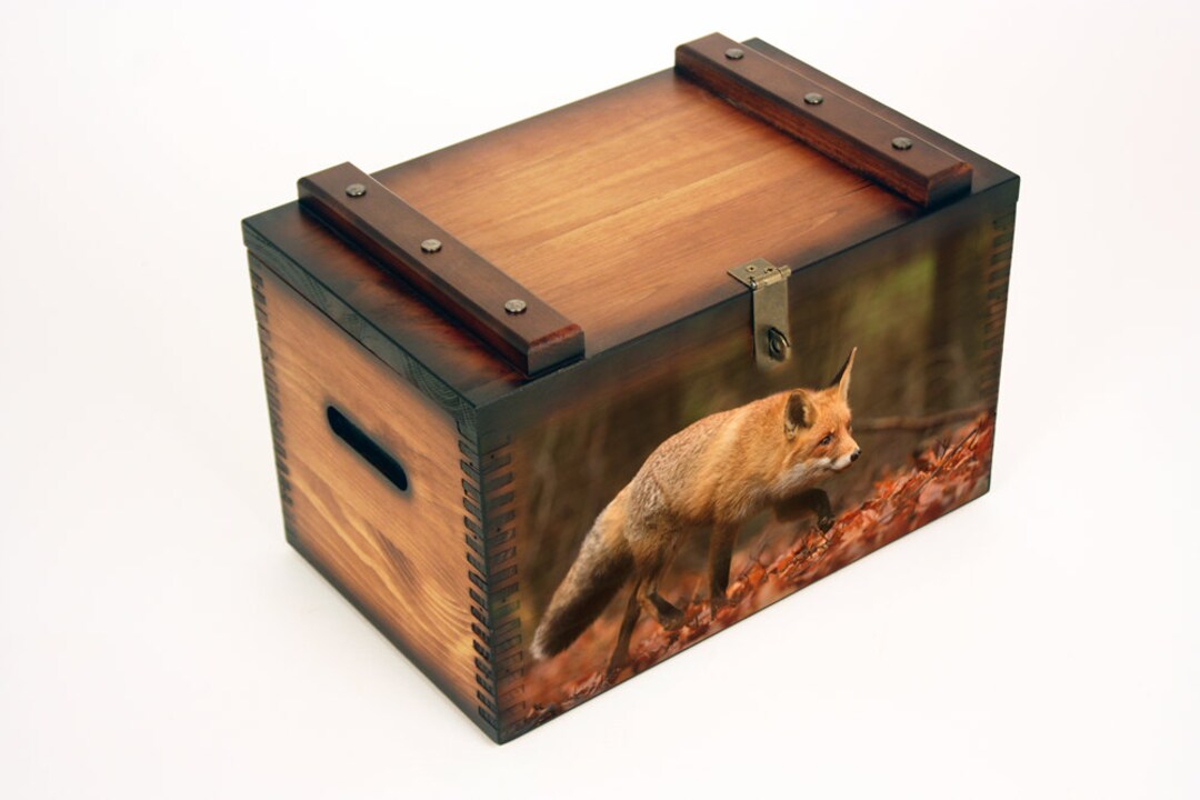 Red Fox Ammo Box - Etsy