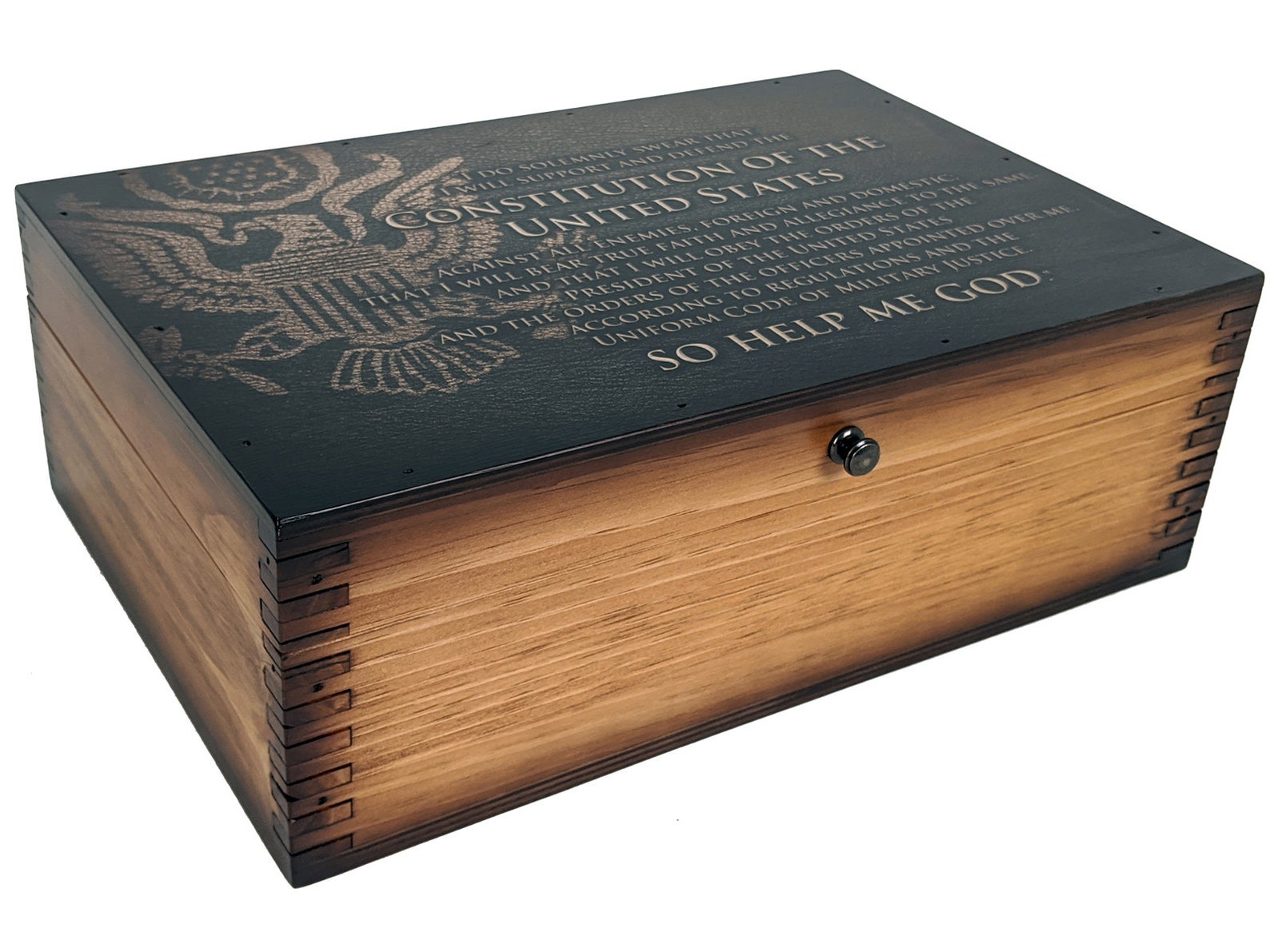 Military Oath of Enlistment Memory Box - Etsy