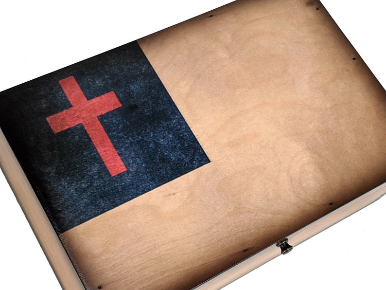 Christian Flag Memory Box | Etsy