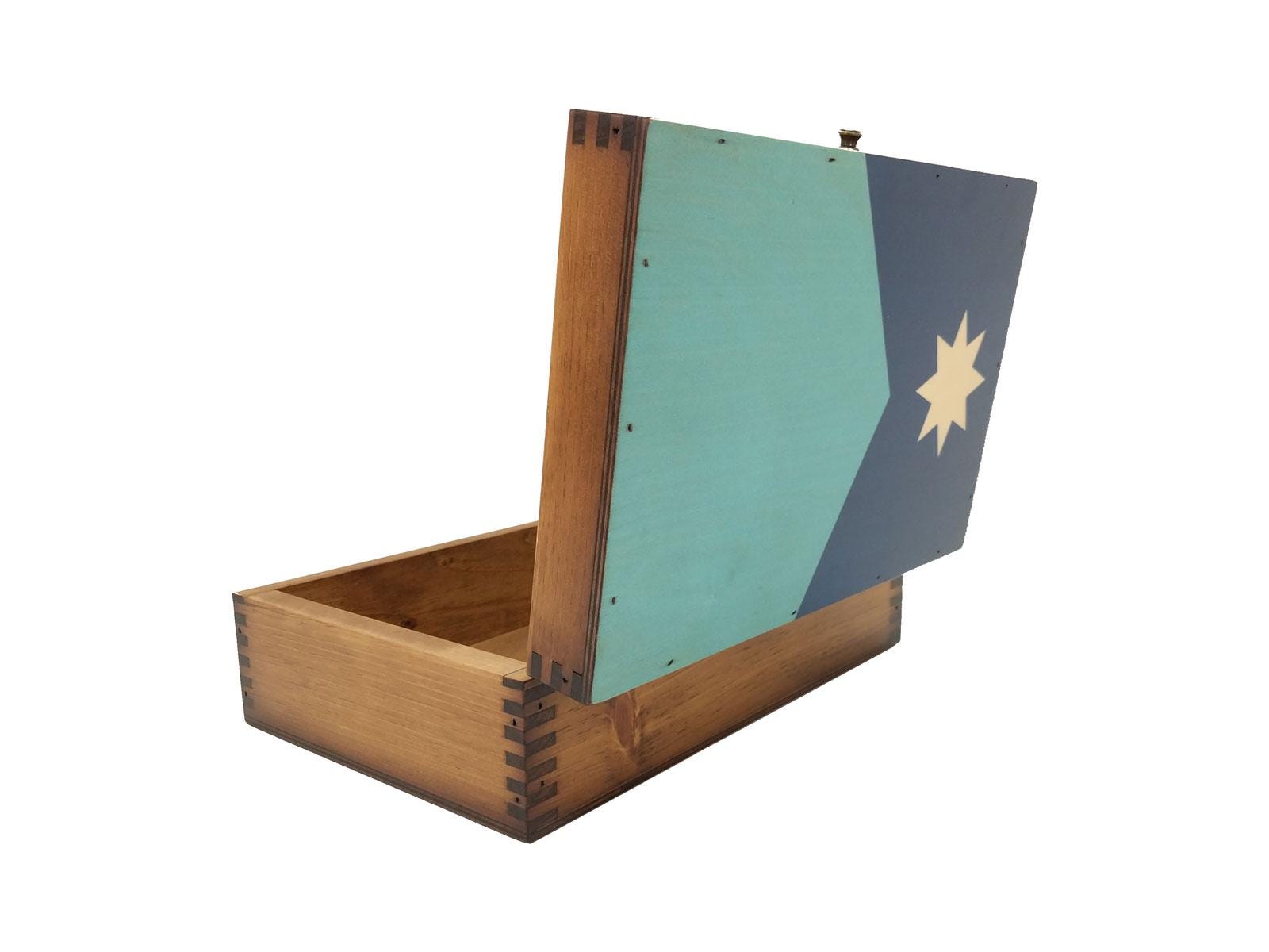 Minnesota State Flag Wooden Memory Box - Etsy
